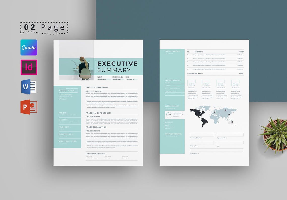 Executive Summary Template | Executive Summary | Executive Summary ...