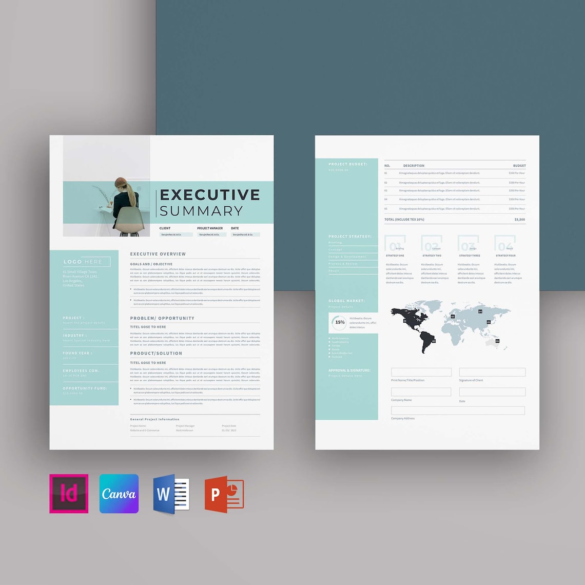 Executive Summary Template | Executive Summary | Executive Summary ...