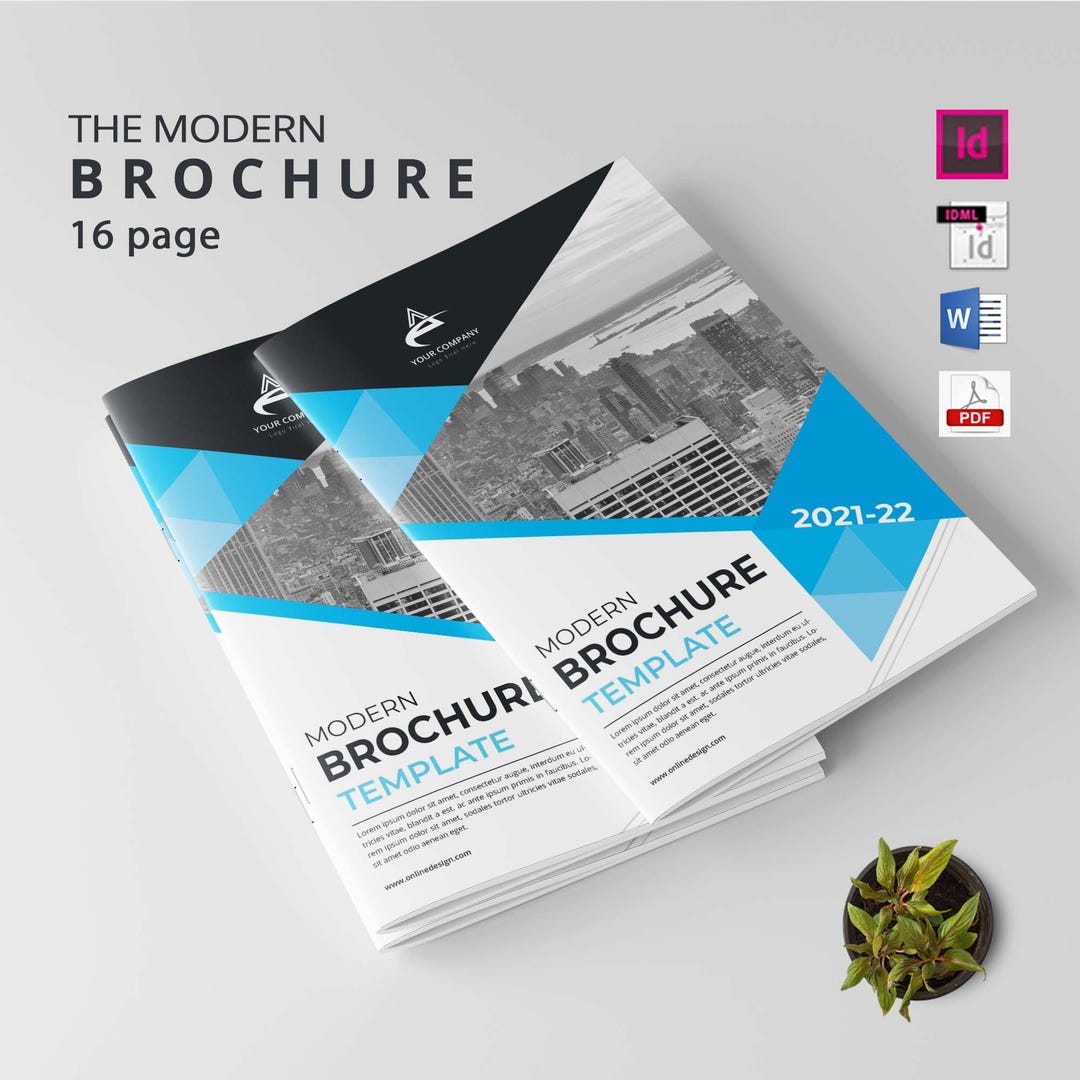 Modern Brochure Template | Modern Brochure Design | Company Profile ...