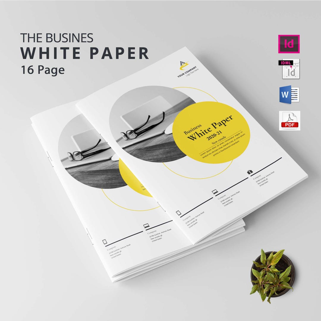 White Paper Template | Business White Paper Template | White Paper ...