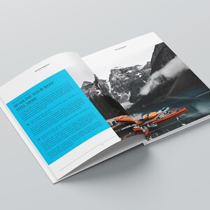 Simple Magazine | Magazine Template | Magazine Layout | Minimalist ...