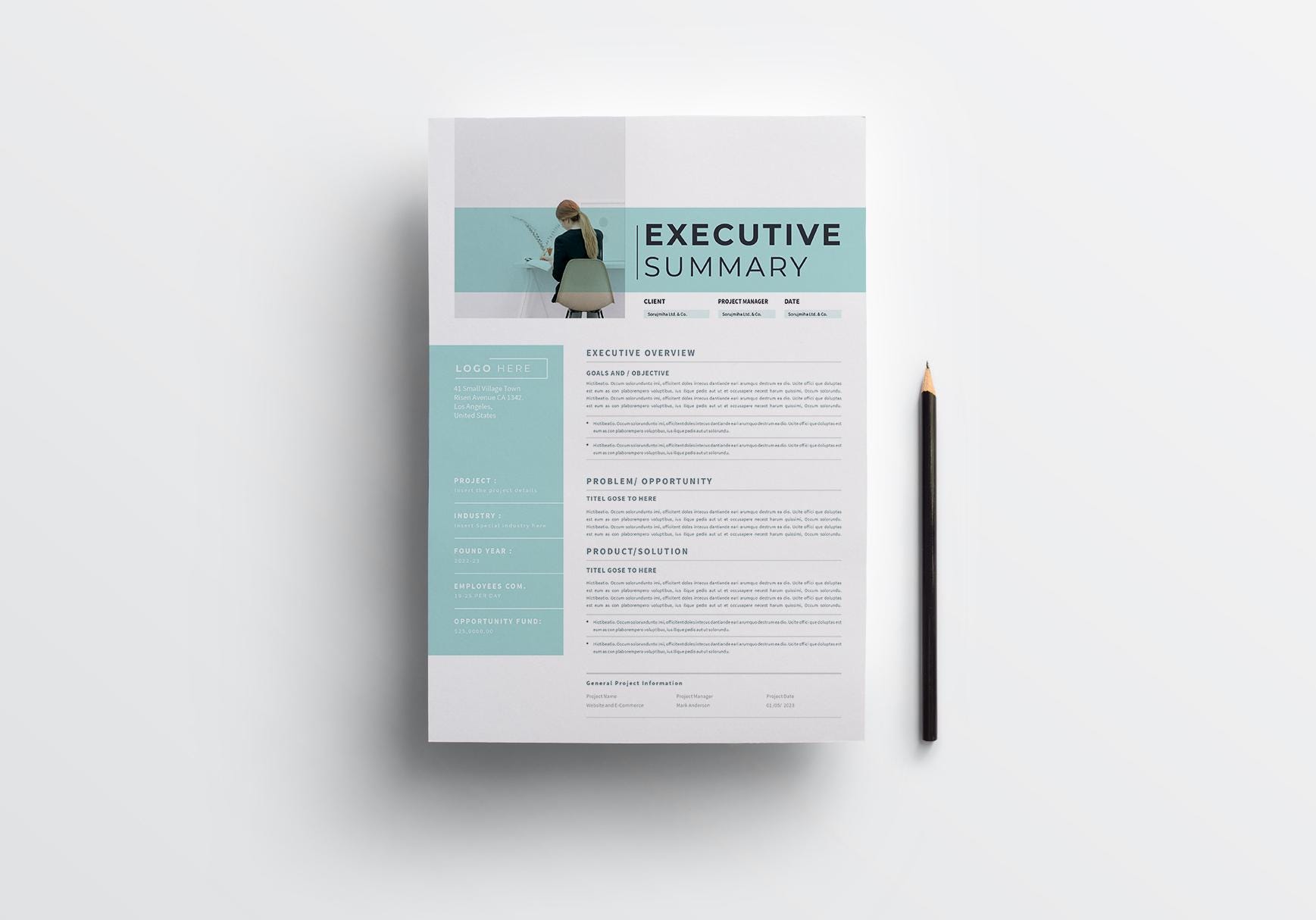 Executive Summary Template | Executive Summary | Executive Summary ...