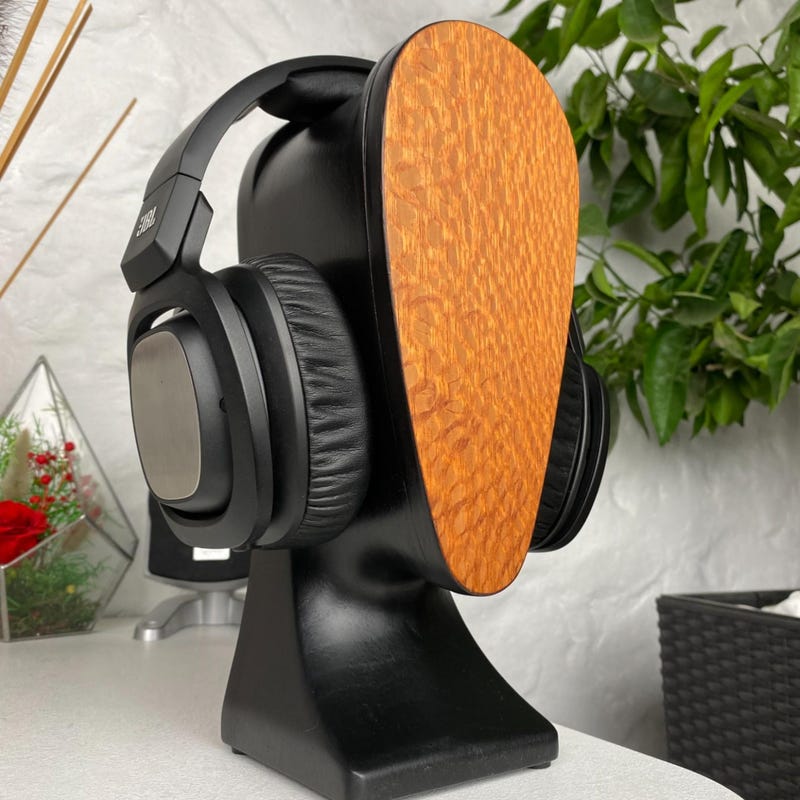 Wood Headphone Stand - Etsy
