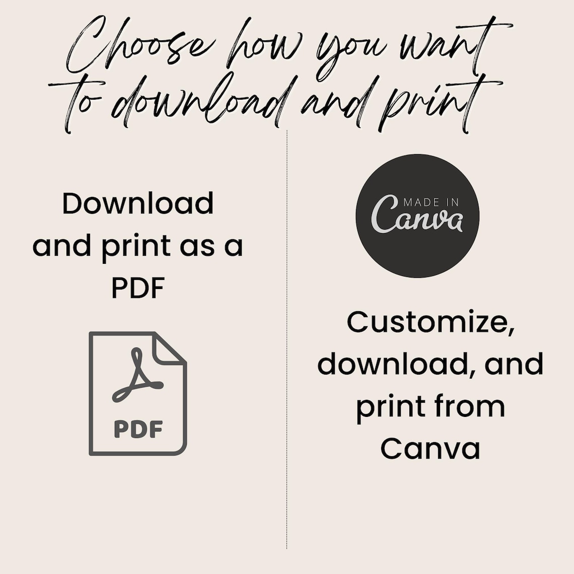 Big & Classic: Planners and Journals, Canva Templates, PDF Download - Etsy