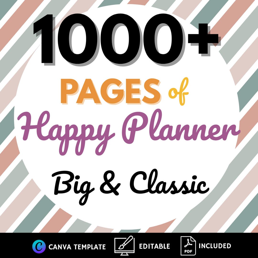 Happy Planner| Big & Classic, Dated 2026 and Undated, Calendars, Notes ...