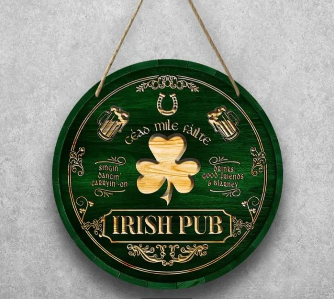 Irish Pub Wall Sign - Etsy