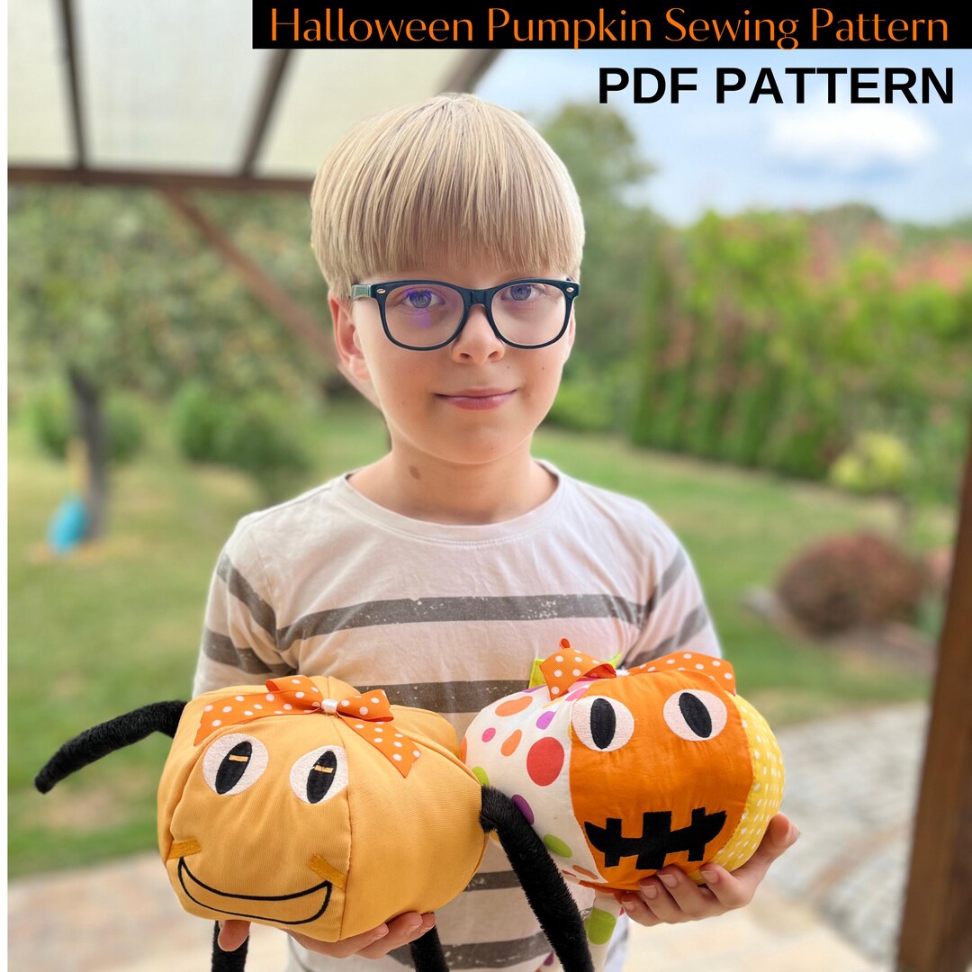 Pumpkin Sewing Pattern Pdf Pattern, Step-by-step Tutorial for Instant Download, Showing How to ...