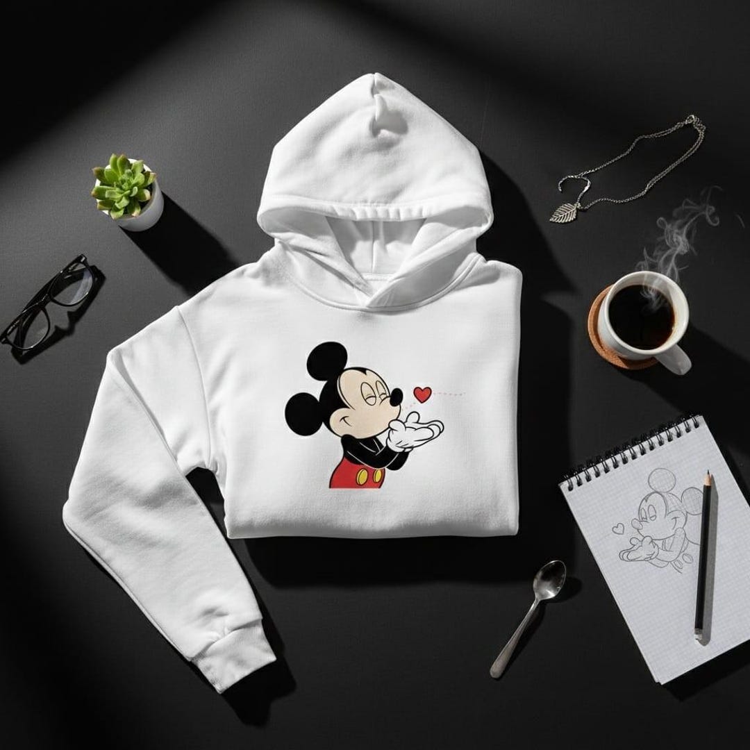 Mickey Mouse Blowing Kiss PNG, Valentine's Day Clipart (digital ...