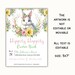 Editable Easter Brunch Invitation Template - Easter Bash Invitation ...