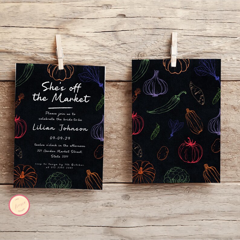 She's off the Market Invitation Template, Fresh off the Market Bridal ...