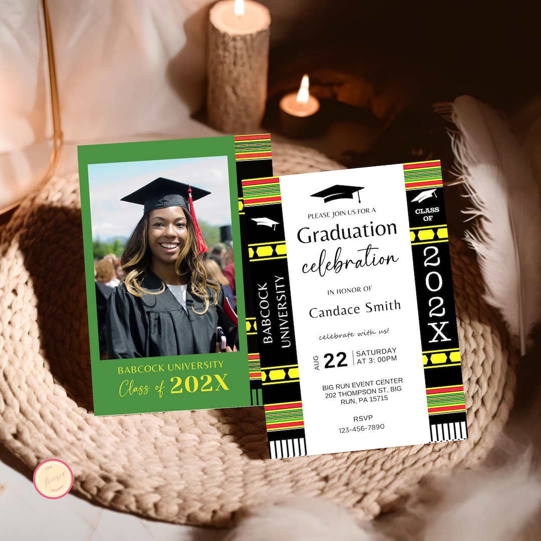 2025 Graduation Party Invitation Template - Photo Graduation Invite ...
