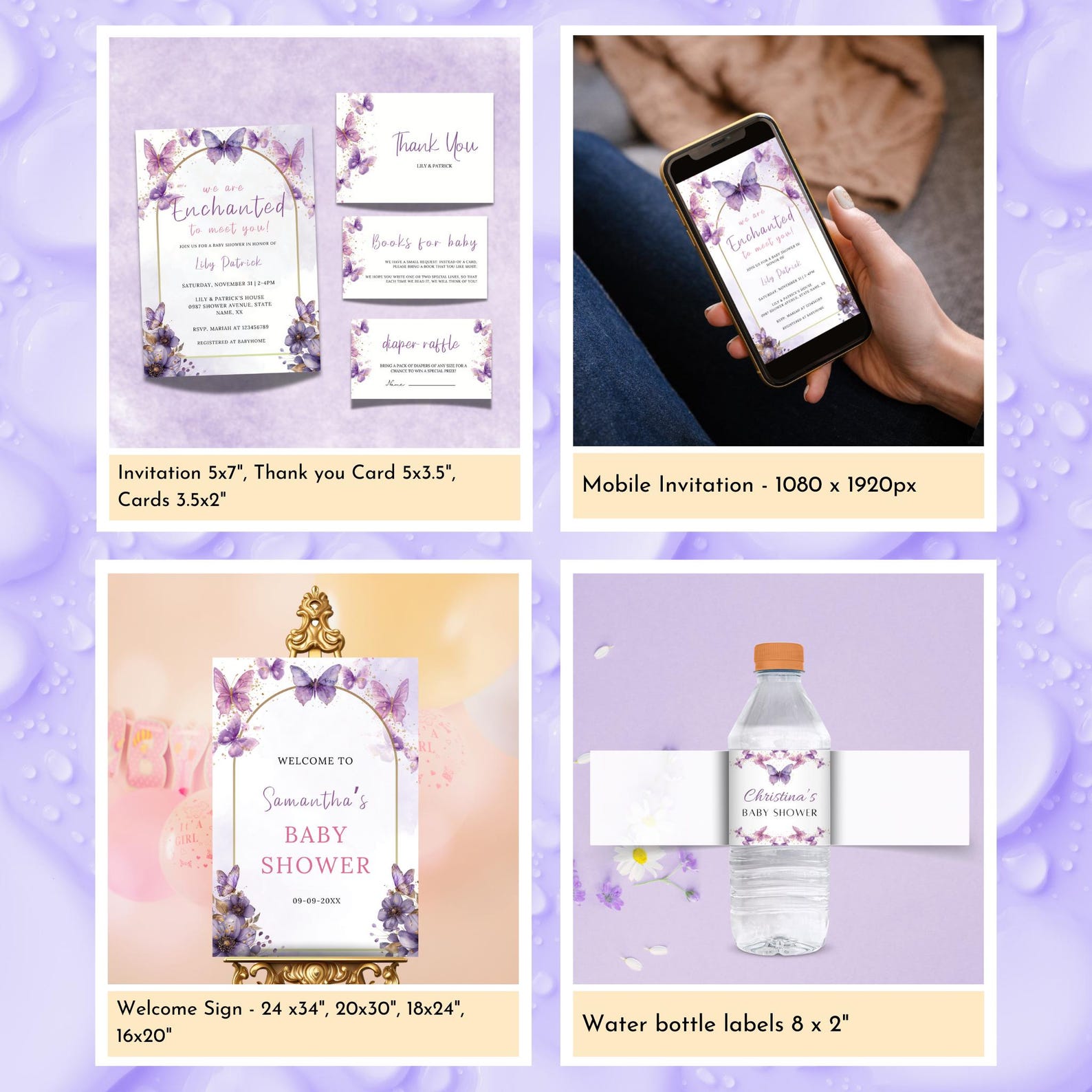 We Are Enchanted to Meet You Baby Shower Bundle, We're Enchanted to ...