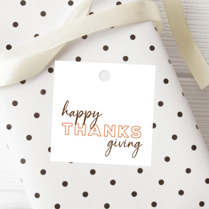 Happy Thanksgiving Gift Tags Printable Autumn Cookie Tag Staff ...