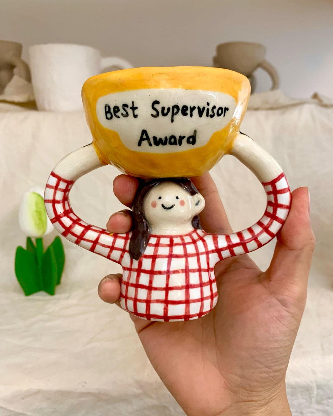 Personalized Ceramic Trophy - Etsy
