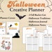 Retro Halloween Digital Planner Printable Halloween Party Planner ...