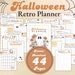 Retro Halloween Digital Planner Printable Halloween Party Planner ...