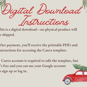 Vintage Christmas Planner Printable Holiday Planner Digital Download ...