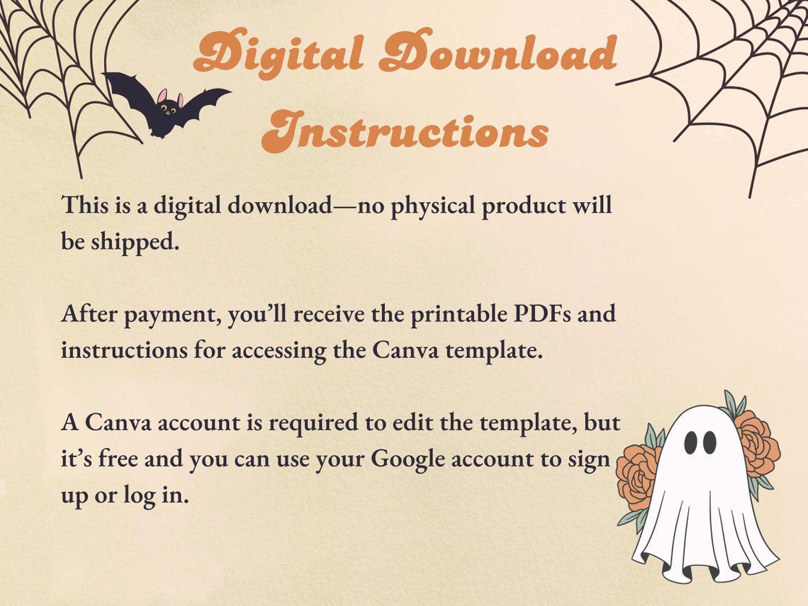 Candy Halloween Digital Planner Printable Halloween Party Planner ...