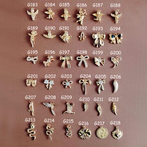 Custom Gold Charm Necklace, Build Your Own Custom Charm Necklace, Pick ...