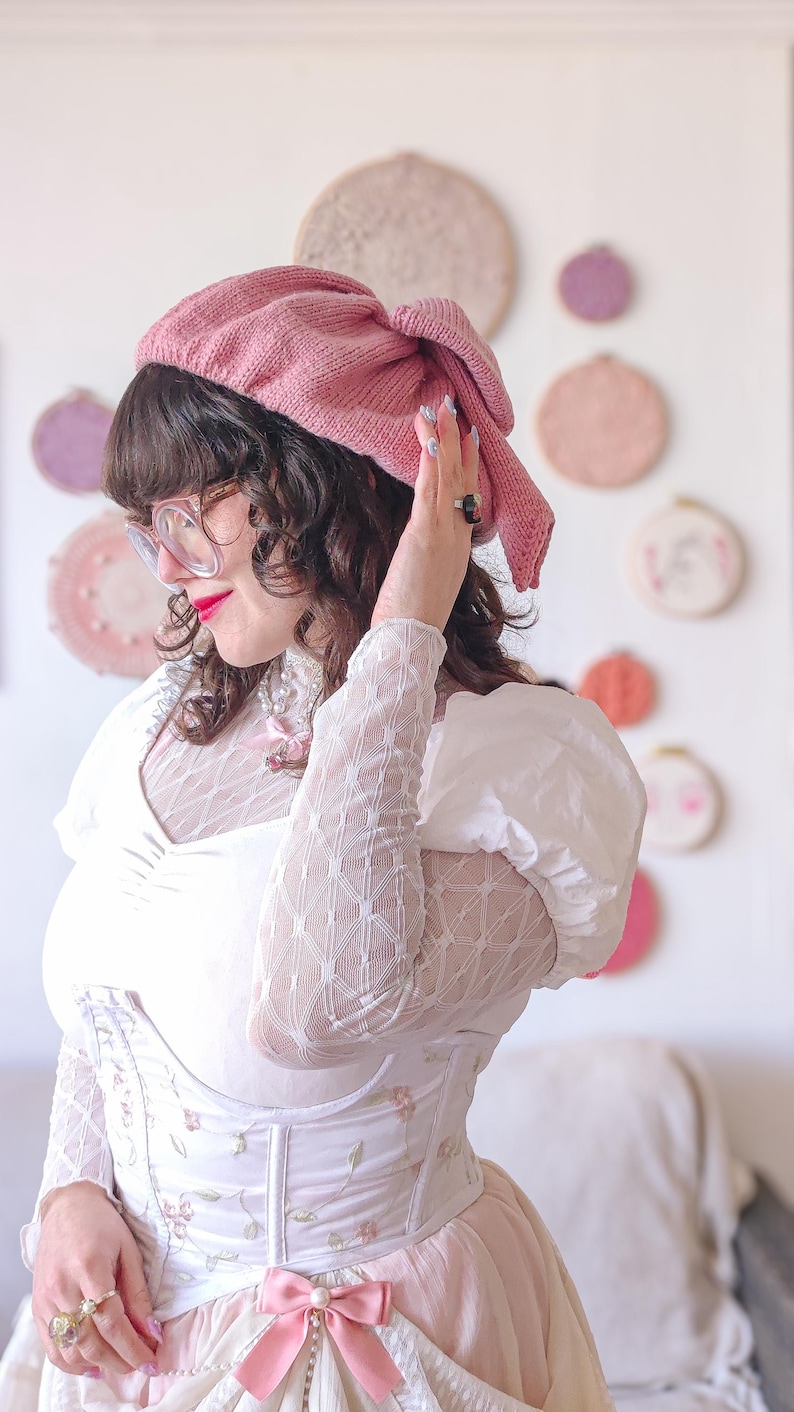 Shoujo Beret Knitting Pattern + Step by Step Video - Etsy