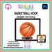Basketball Hoop Party Favor Template, DIY Party, PSD Files, PSD Mockups ...