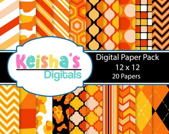 Candy Themed Pattern Digital Paper Commercial Use, Polka Dots, Strips ...