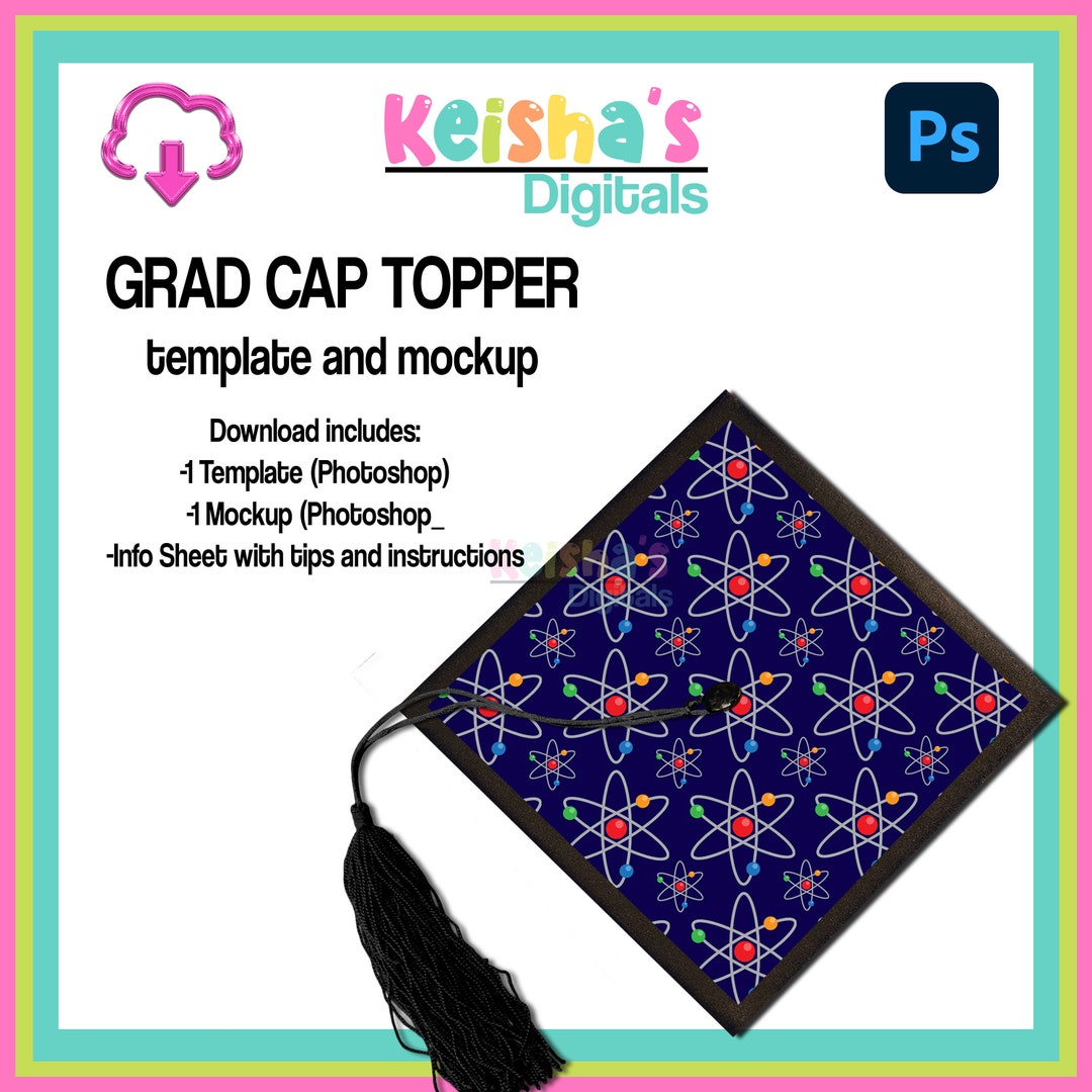 Graduation Cap Blank Party Favor Template, Treat Table Favor, Swag Bag ...