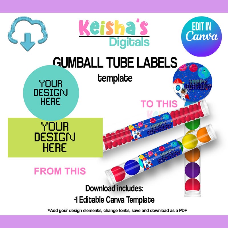 Gumball Tubes - Etsy