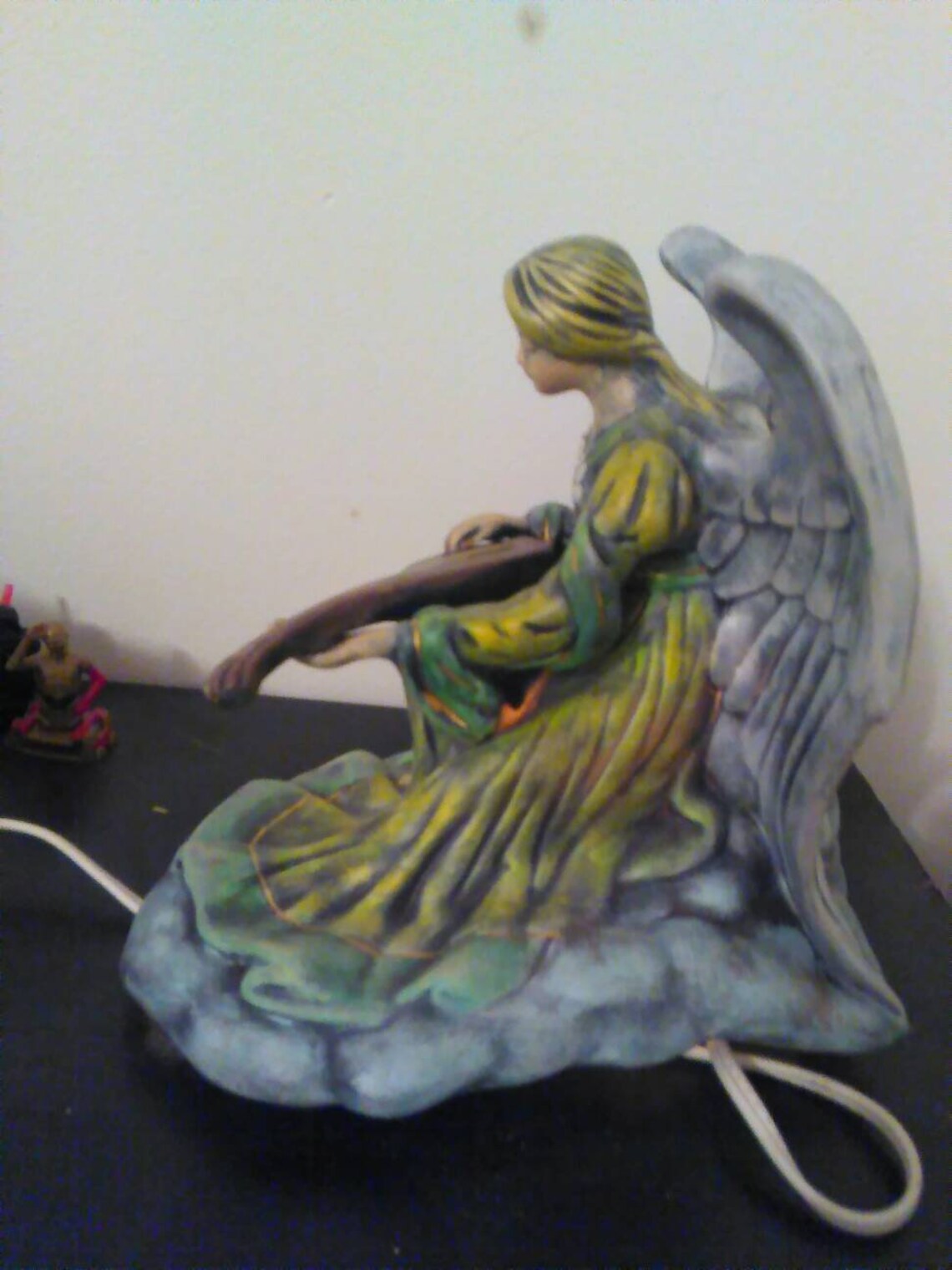 Hand Painted Ceramic Angel Lamp or Nightlight Kids Room Decor | Etsy