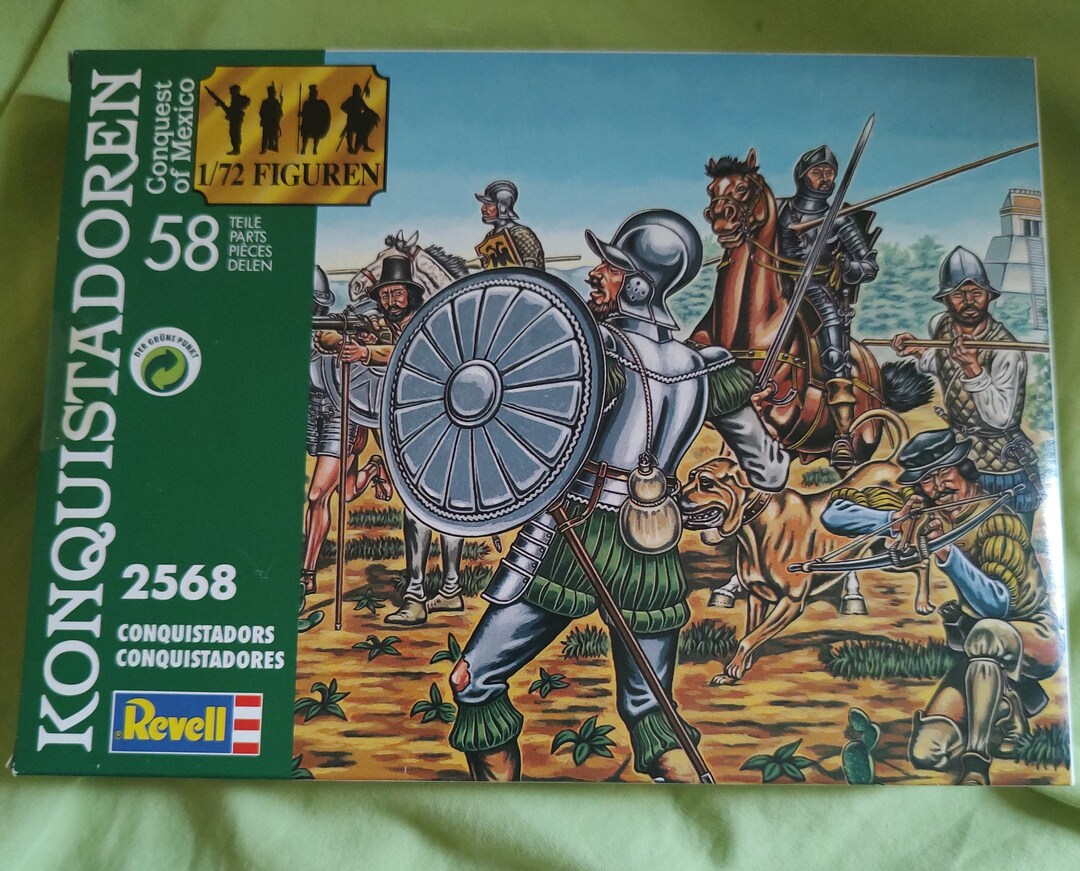 Vintage Miniature Revell Spanish Conquistadors New in Box Unpainted 1/ ...