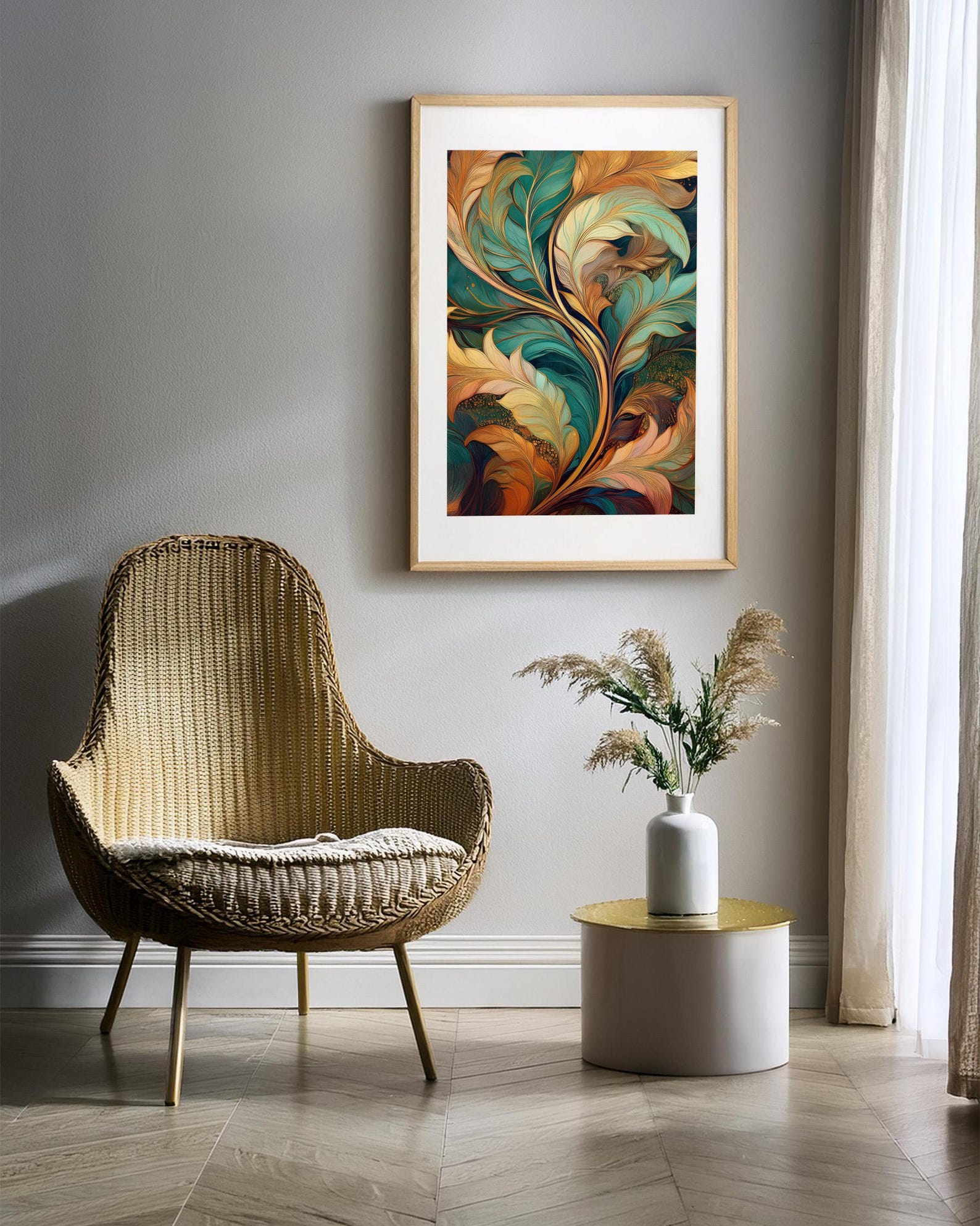 Abstract Geometric Background Pattern Digital Art Print Etsy