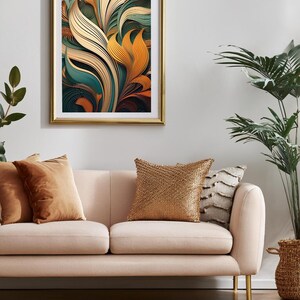 Abstract Fabric Motif Digital Art Print - Etsy