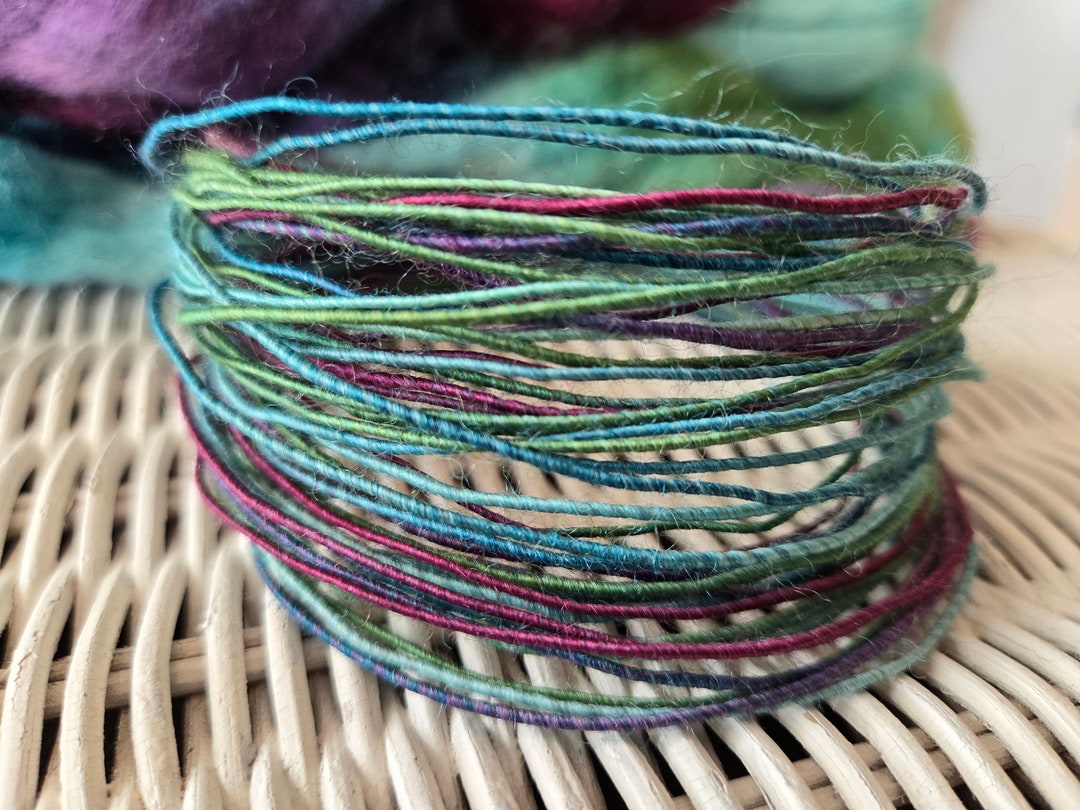 Wool Wire Wool Fiber Wire in Shades of Teal Blue Green and Brown - Etsy