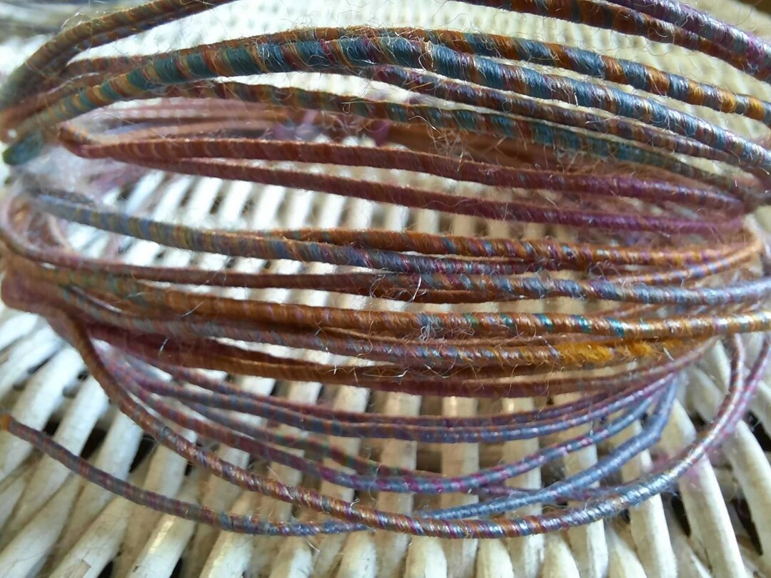 Wool Fiber Wire, Multicolor, Core Spun Copper Wire - Etsy