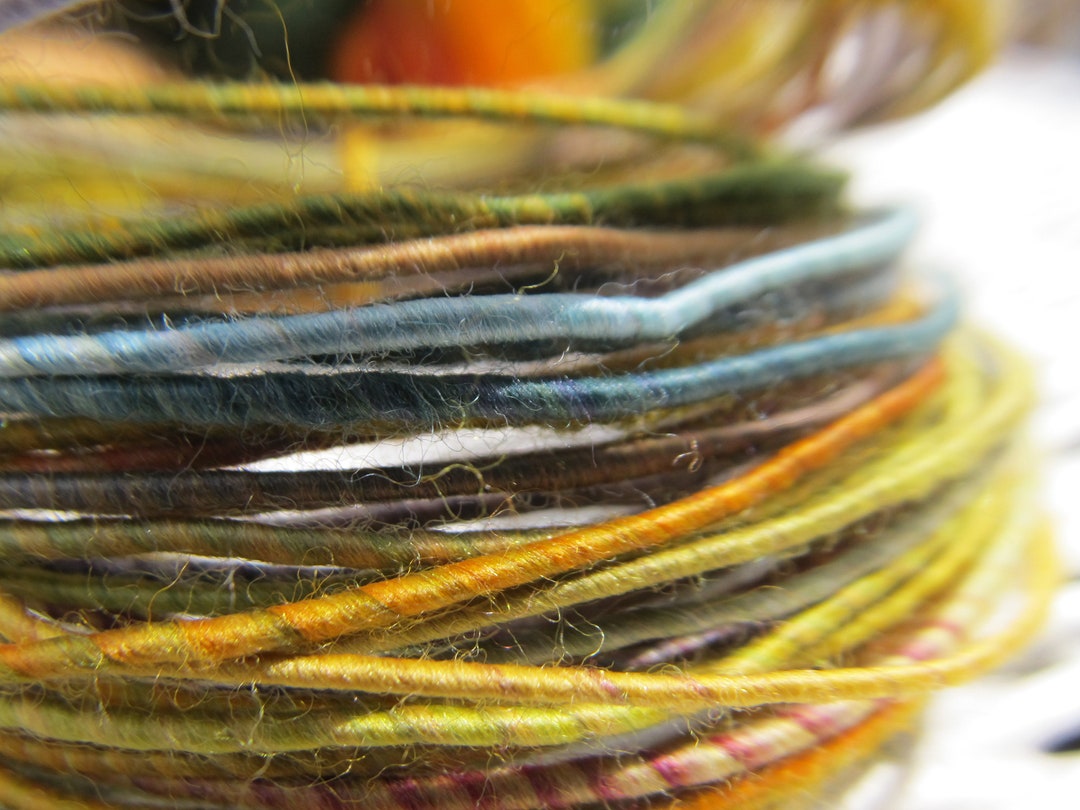 Wool Fiber Wire, Multicolor, Core Spun Coated Copper Wire - Etsy