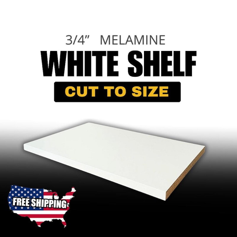 Melamine Shelving Custom Cut - Etsy