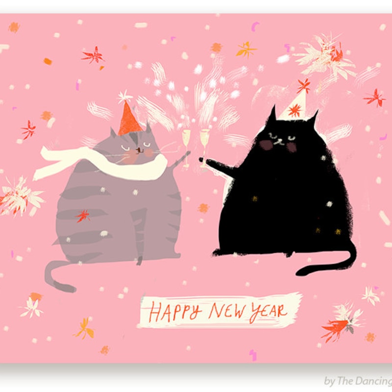 Funny New Years Card - Etsy