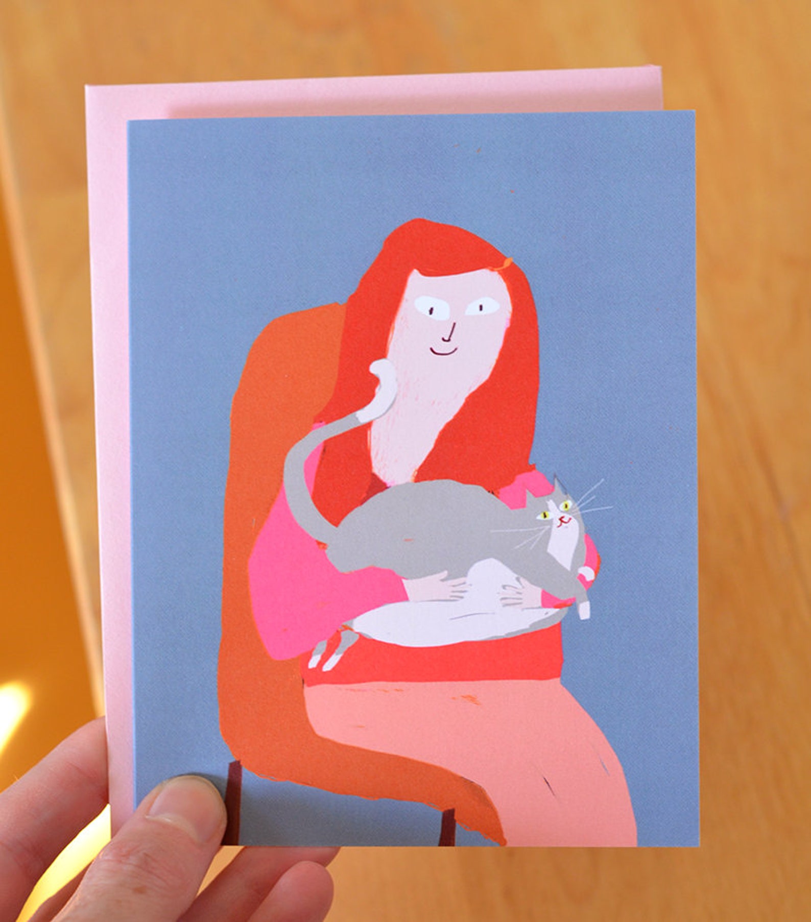 Cat Lady Card Cat Mom Mother's Day Card - Etsy
