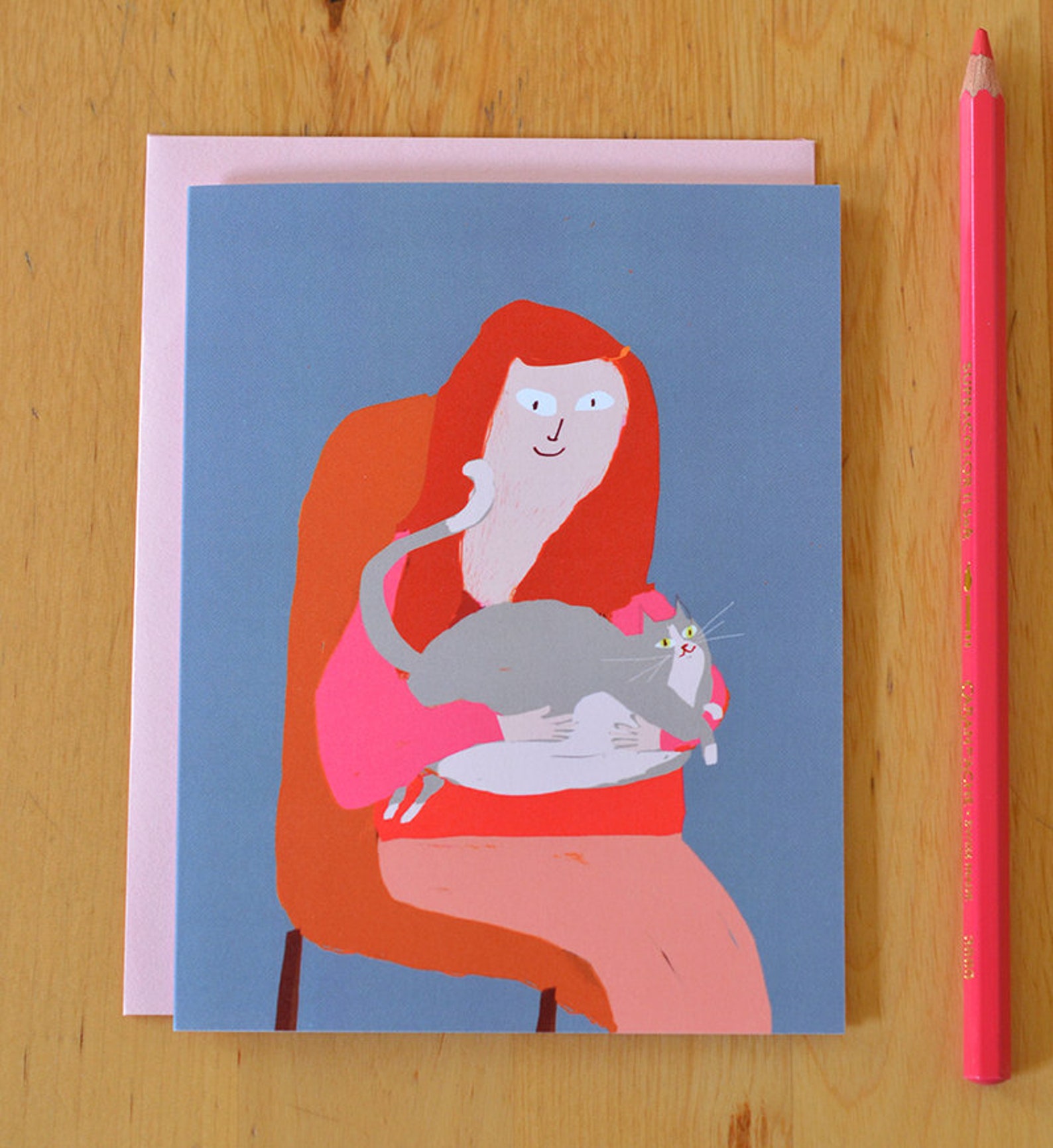 Cat Lady Card Cat Mom Mother's Day Card - Etsy