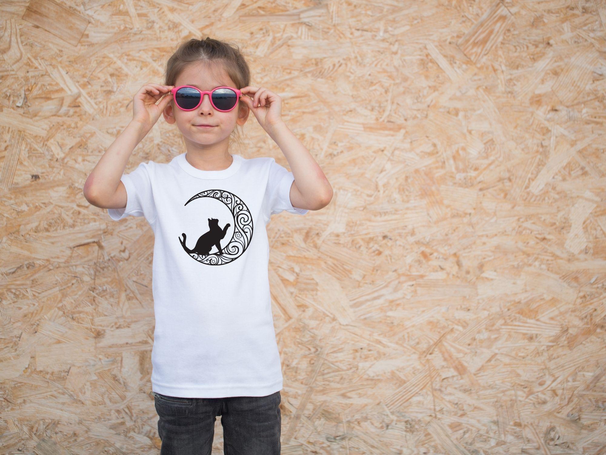 Mystical Cat and Moon SVG Designs Bundle | Witchy Cat Clipart | Moon ...