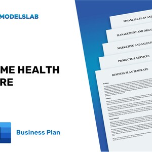 Home Health Care Business Plan Template - Comprehensive & Customizable ...
