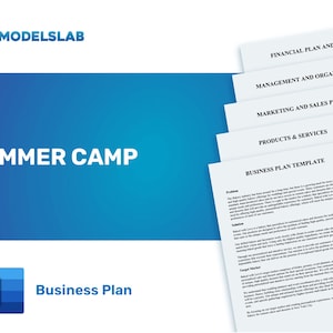 Summer Camp Business Plan Template - Comprehensive & Customizable - Etsy