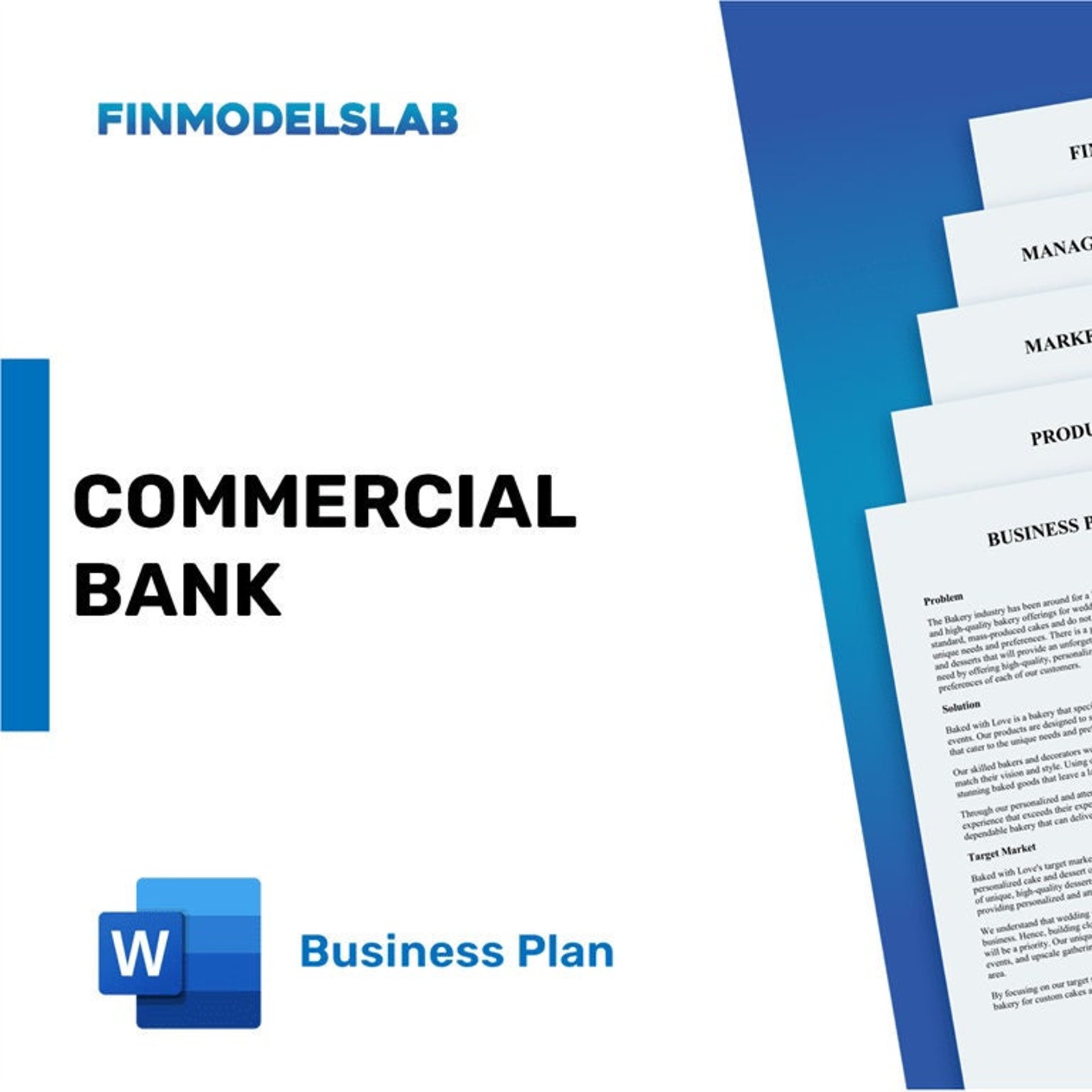 Commercial Bank Business Plan Template - Comprehensive & Customizable ...