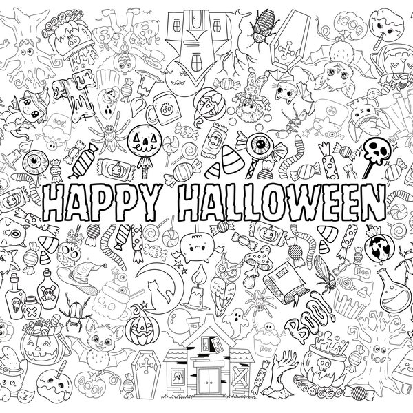 Coloring Poster Printable - Etsy