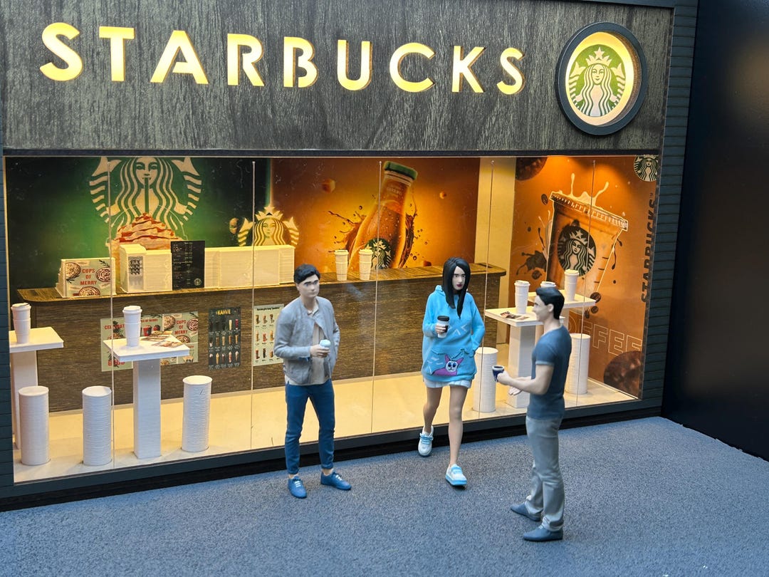 1/18 Scale Human Figure Drinking Coffee - 3pcs - Etsy