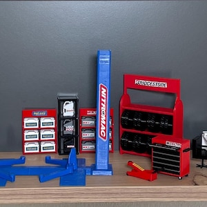 1/18 Scale Diorama Garage Equipment Set - Etsy