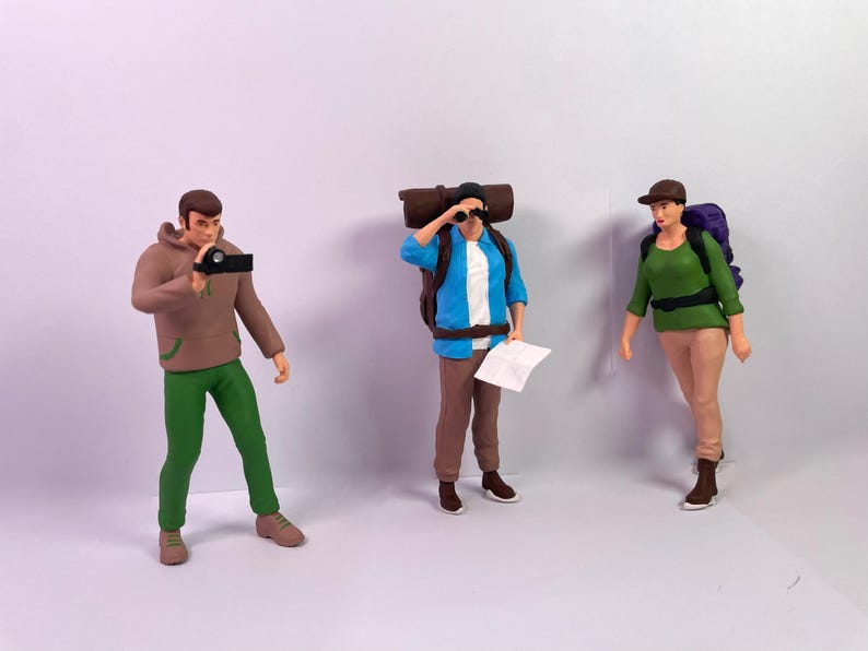 1/18 Scale Mountain Climber Figure Pack - 3pcs - Etsy