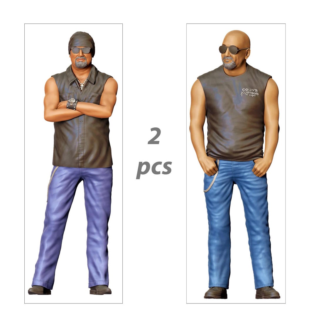 1/18 Scale Street Guys Figure Pack - 2pcs - Etsy