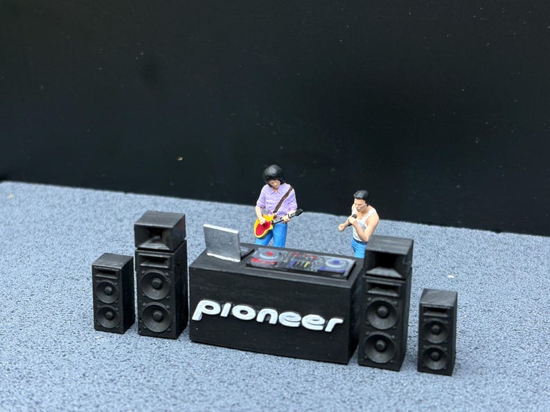 1/64 Scale DJ Pioneer Figur Set - Diorama Accessories - Etsy