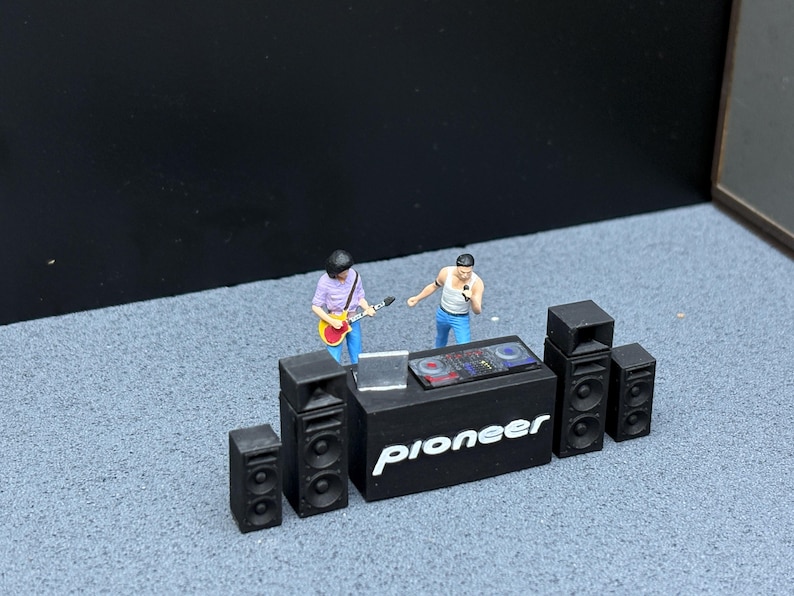 1/64 Scale DJ Pioneer Figur Set - Diorama Accessories - Etsy